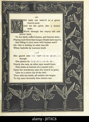'Isabella, or The Pot of Basil' is an illustrated edition of the poem ...