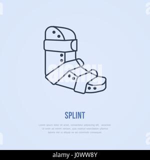 Trauma, injury rehabilitation flat vector illustration. Happy young ...