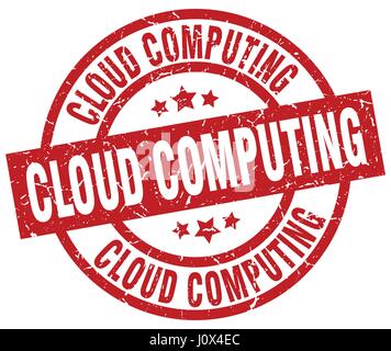 cloud computing red round stamp Stock Vector Image & Art - Alamy