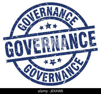 governance stamp. governance vintage blue label. Sign Stock Vector ...