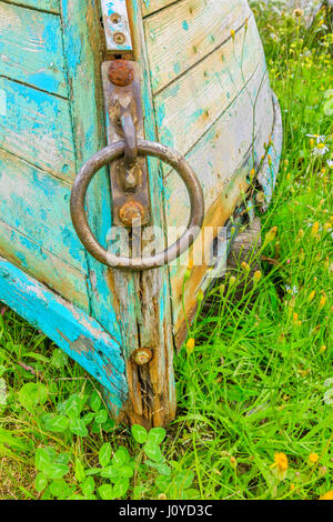 Rustic row boat in Lunenburg Nova Scotia, Canada Stock Photo - Alamy
