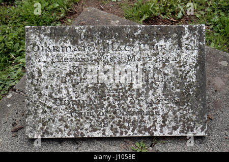 The grave of Diarmuid MacMurrough in the Cathedral Church of St Edan ...