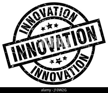 innovation round grunge black stamp Stock Vector Image & Art - Alamy