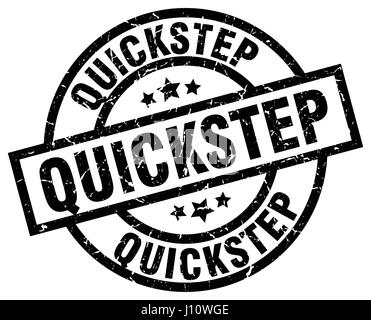 quickstep sign. quickstep grunge black stamp. Label Stock Vector Image ...