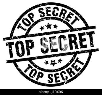 top secret round grunge black stamp Stock Vector Image & Art - Alamy