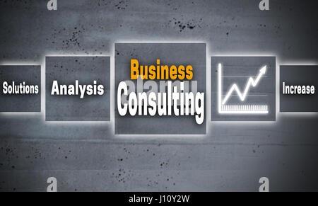 Business Consulting touchscreen concept background Stock Photo - Alamy