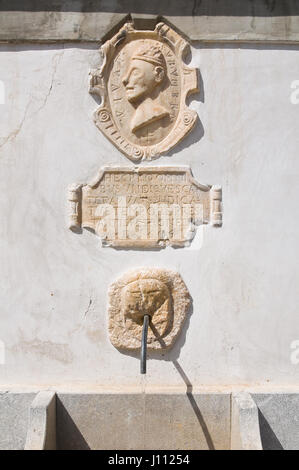 Monumental fountain. Morano Calabro. Calabria. Italy Stock Photo - Alamy