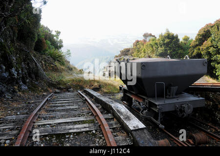 The top of the self acting or gravity incline of the Bowes rope hauled ...