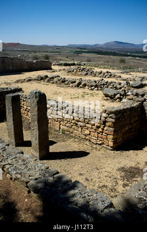Ruins of NUMANTIA near Garray SORIA PROVINCE Castile and Leon region ...