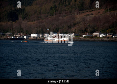 The Majestic Line's M.V. Glen Massan Cruising in the Holy Loch Cowal ...