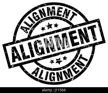 alignment sign. alignment grunge black stamp. Label Stock Vector Image ...