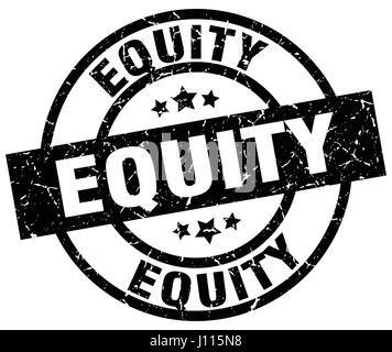 equity sign. equity grunge black stamp. Label Stock Vector Image & Art ...