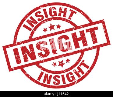 insight round red grunge stamp Stock Vector Image & Art - Alamy
