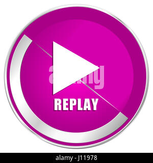 Replay web icon Stock Photo - Alamy