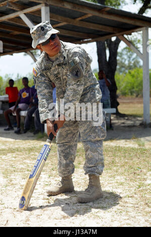 Students from Belize Rural Primary School recite the Pledge of Belize ...