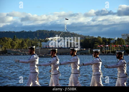 Canberra, Australia - Mar 18, 2017. Australian Federation Guard conduct ...