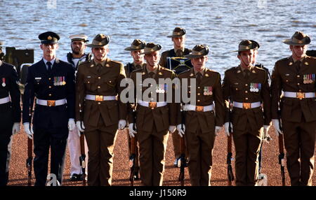 Canberra, Australia - Mar 18, 2017. Australian Federation Guard conduct ...
