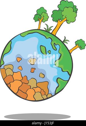 Doodle bad environment world Stock Vector Image & Art - Alamy