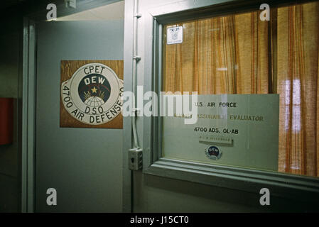 Inside Cambridge Bay Distant Early Warning radar station. Known as the ...