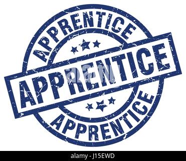 apprentice blue grunge stamp Stock Vector Image & Art - Alamy