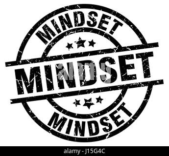 mindset sign. mindset grunge black stamp. Label Stock Vector Image ...