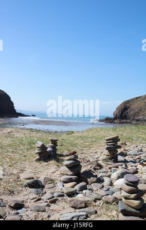 Nolton Haven beach St Bride's Bay Pembrokeshire Wales in the ...