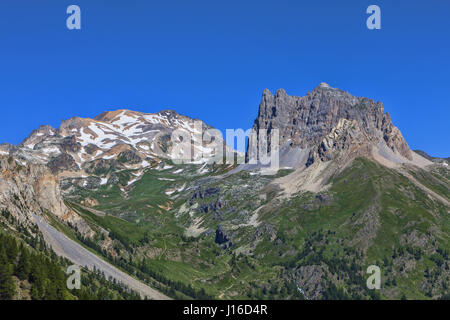 Summer image of Mount Thabor (3178 m) and Le Grand Seru(2889m) located ...