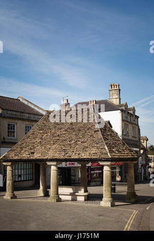 UK Wiltshire Chippenham Historic buildings in St Marys Street Stock ...