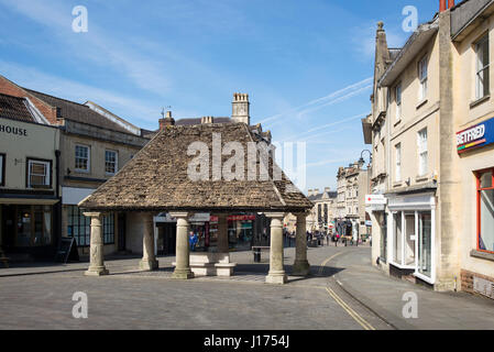UK Wiltshire Chippenham Historic buildings in St Marys Street Stock ...