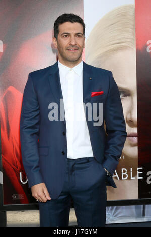 Actor Simon Kassianides at Los Angeles Premiere of Warner Bros ...