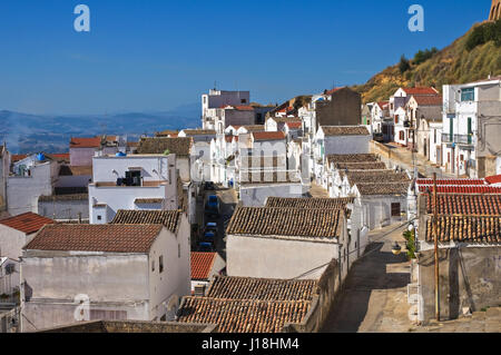 Panoramic view of Pisticci. Basilicata. Italy Stock Photo - Alamy
