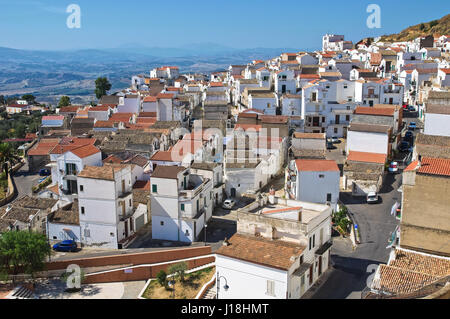 Panoramic view of Pisticci. Basilicata. Italy Stock Photo - Alamy