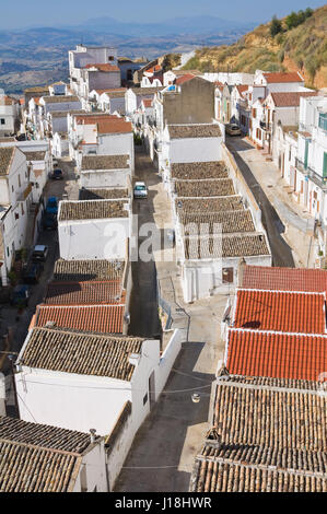 Panoramic view of Pisticci. Basilicata. Italy Stock Photo - Alamy