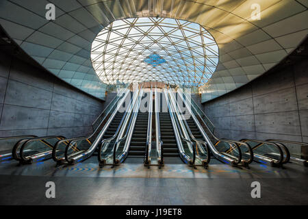 MALMO, SWEDEN - MARCH 12, 2017: Malmo City Library is a municipal ...