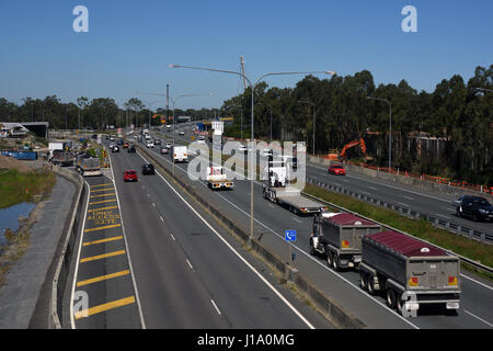 Brisbane, Australia: Gateway Motorway M1 at Bracken Ridge ...