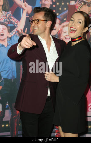 David Campbell and Lisa Hewitt at the premiere of “Priscilla, The ...