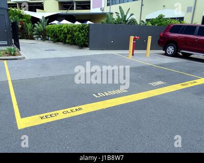 Safety zone markings Stock Photo - Alamy