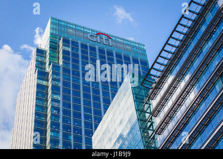 Logo of the Citi Bank in London, England, United Kingdom, Europe Stock ...