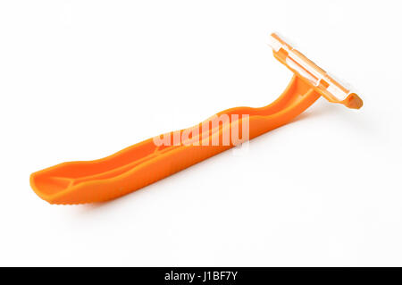 orange shaver isolated on white Stock Photo - Alamy