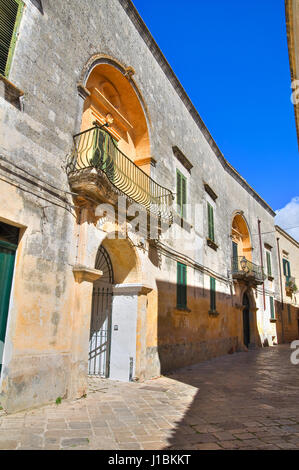 Historical palace. Presicce. Puglia. Italy Stock Photo - Alamy