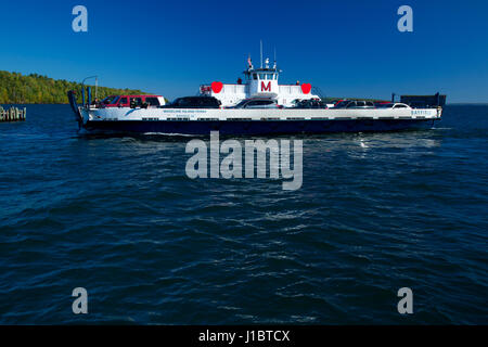 Madeline Island ferry, Bayfield, Wisconsin Stock Photo - Alamy