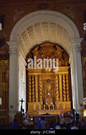 Basilica of Bom Jesus, St. Francis Xavier Church, Old Goa Stock Photo ...