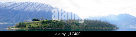 The Comacina Island in the Lake Como Stock Photo - Alamy