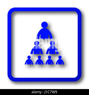 Organizational chart with people icon. Organizational chart with people ...