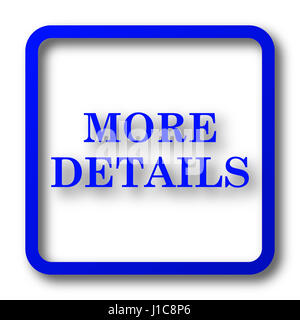 More details icon. Internet button on white background Stock Photo - Alamy