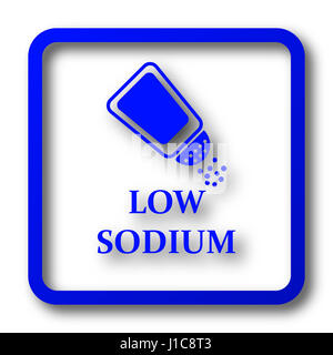 Low sodium icon. Internet button on white background Stock Photo - Alamy