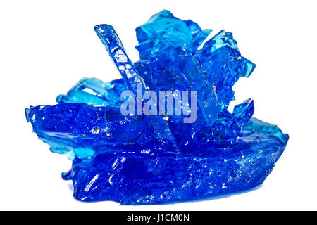 blue, closeup, copper, chemistry, cobalt, sulphate, crystallization ...