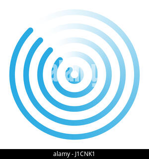 Radar abstract icon concept logo sign symbol vector illustration Stock ...
