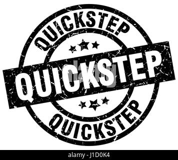quickstep sign. quickstep grunge black stamp. Label Stock Vector Image ...