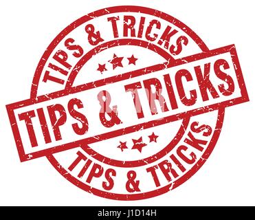 tips & tricks red round stamp Stock Vector Image & Art - Alamy